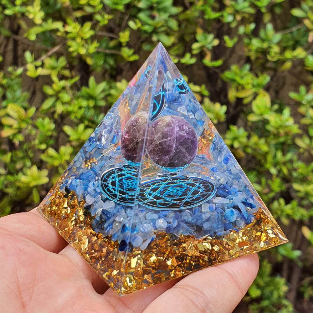 Orgonite Raio Azul do Arcanjo Miguel - Medita Shop