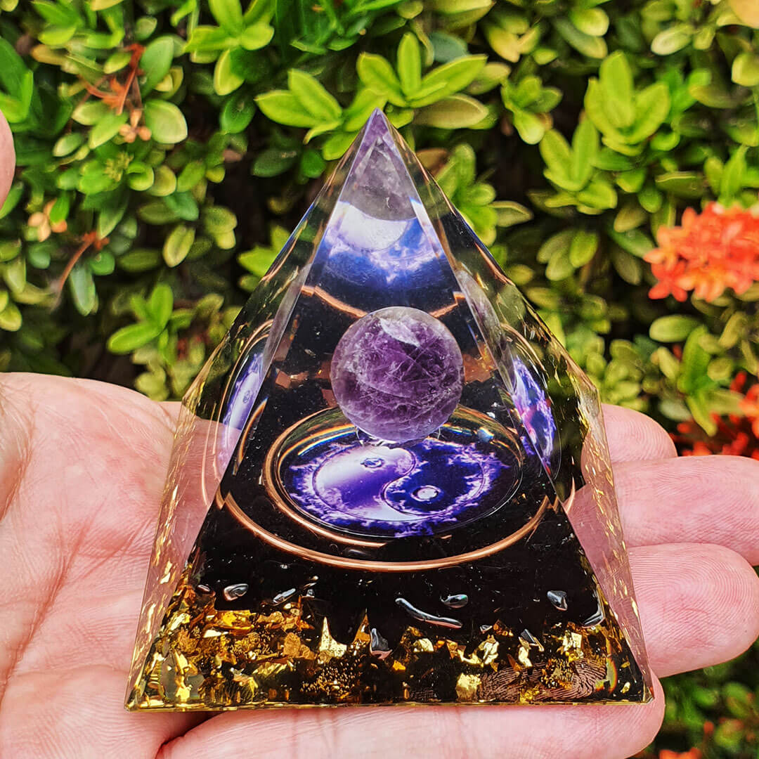 Orgonite Yin-Yang: Equilíbrio e Proteção - Medita Shop